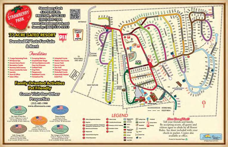 Resort Map - Strawberry Park Resort
